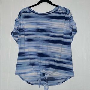 Perceptions | Tops | Nwt Perseption Concept Women Tie Dye Tie Front Top ...